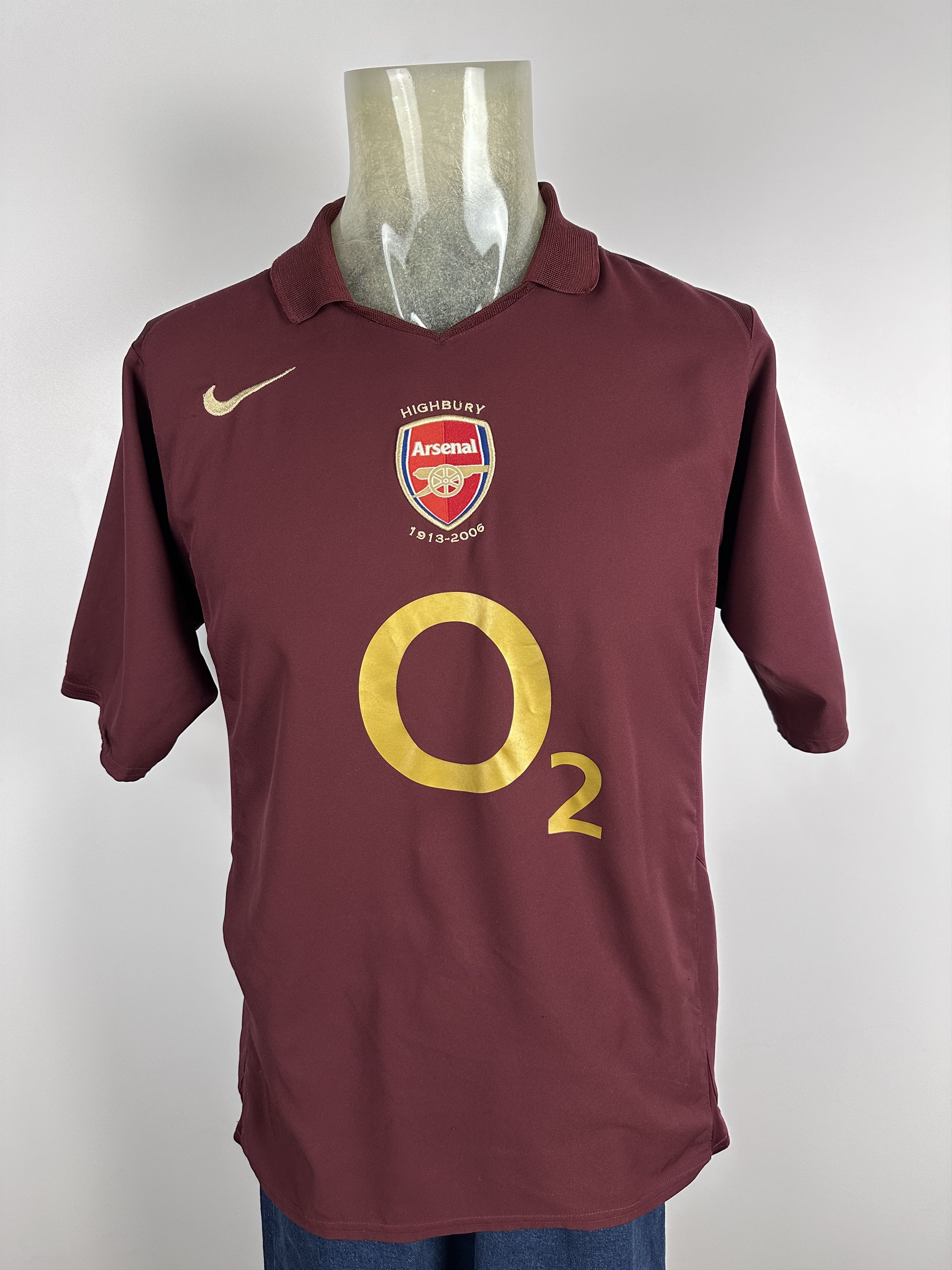 Nike × Vintage Arsenal 2005 2006 Home Football Shirt Soccer Jersey Nike ...