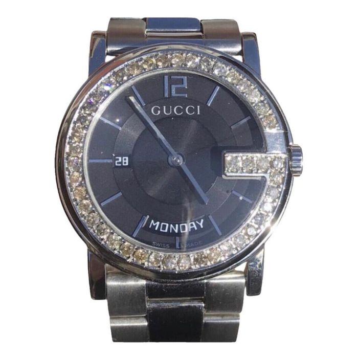 Gucci Custom Diamond 3 Carat Diamond Gucci Swiss Made Certified | Grailed