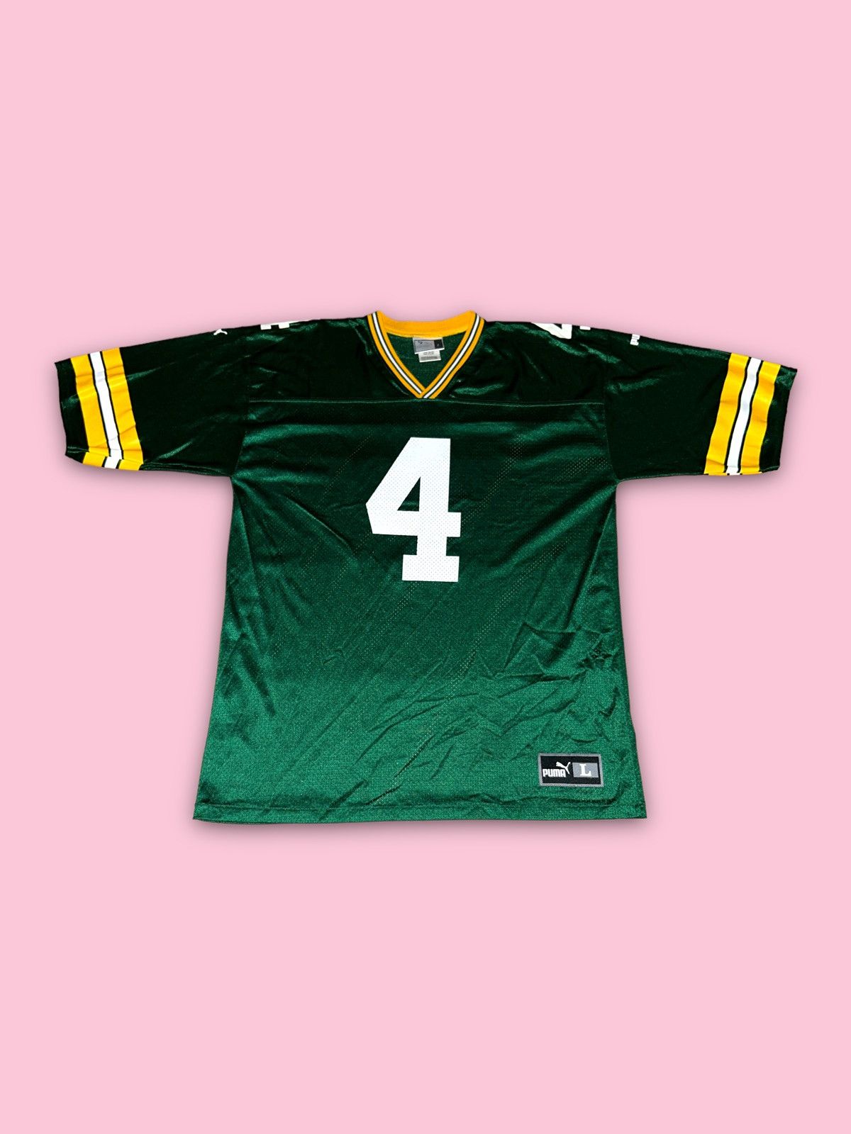 NFL × Puma Vintage Green Bay packers Brett Favre puma jersey | Grailed