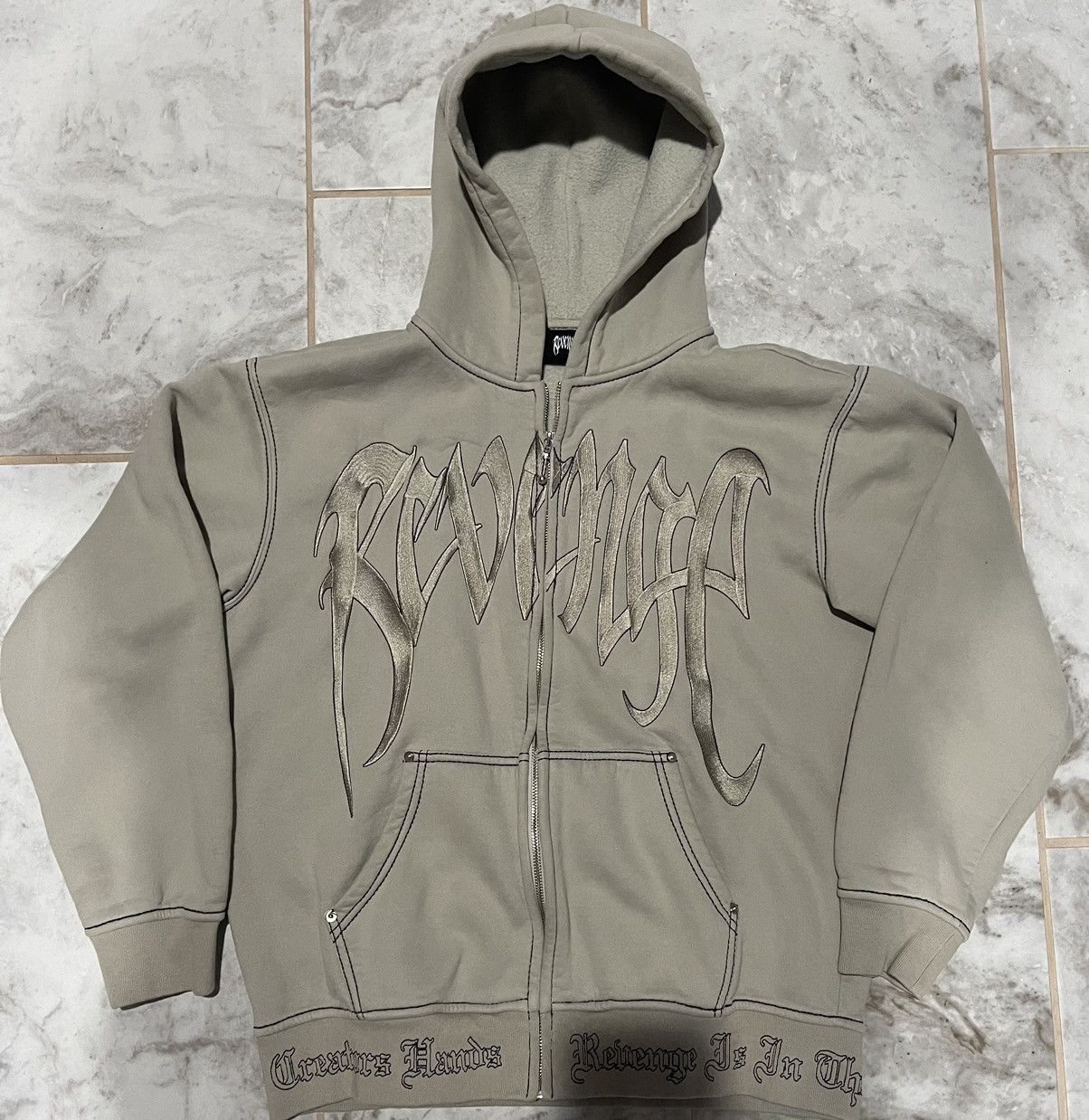 Revenge Revenge zip up | Grailed