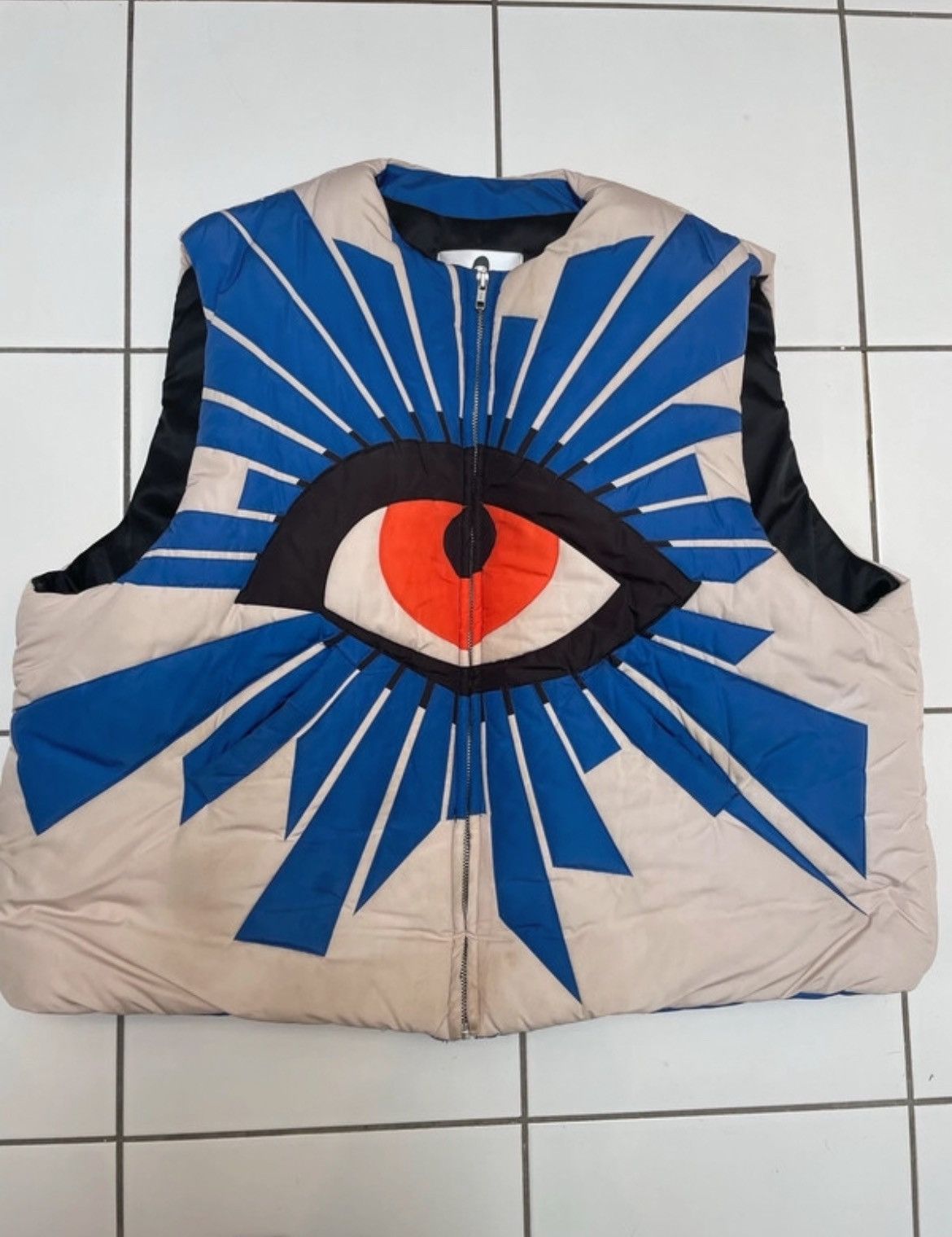 House of Errors House of errors Puffer eye Vest „ALL SEEING“ | Grailed