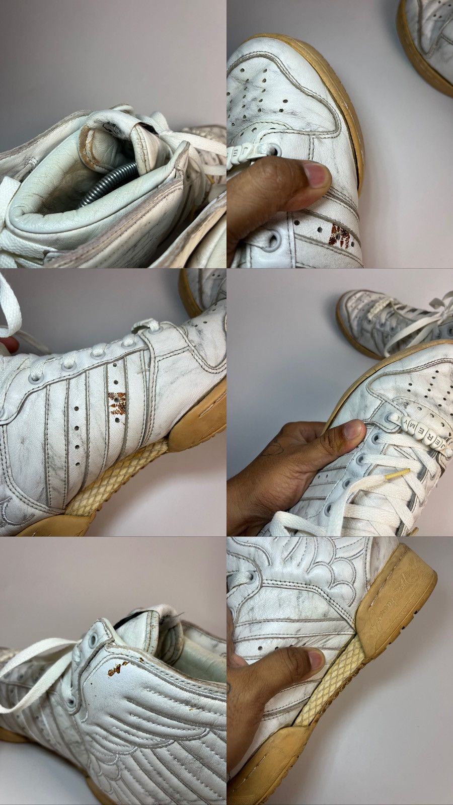 Adidas × Jeremy Scott Adidas x Jeremy Scott JS Wings 2.0 Marble | Grailed