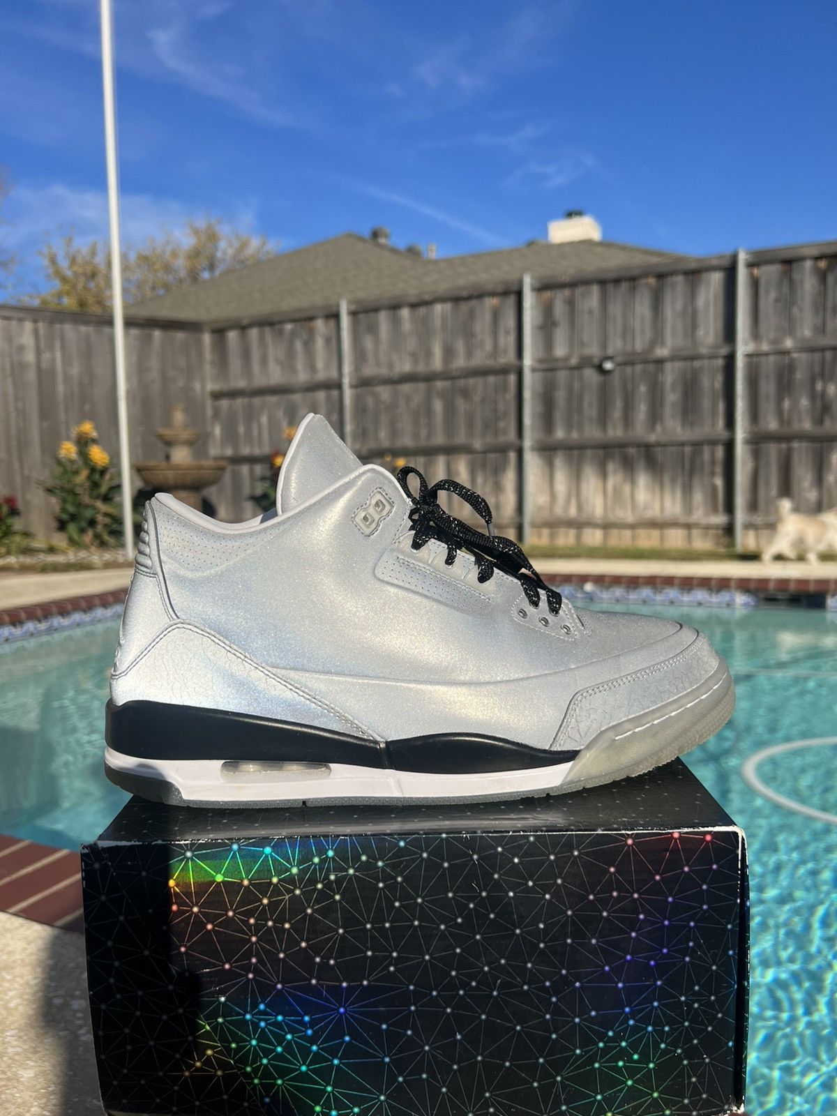 Nike Air Jordan 3 5Lab3 Reflective Silver | Grailed