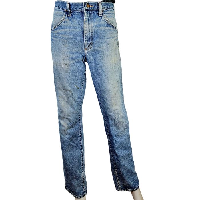 Vintage Rustler Jeans Vintage 80s 30 x 33 Denim Men Straight Leg Hig ...