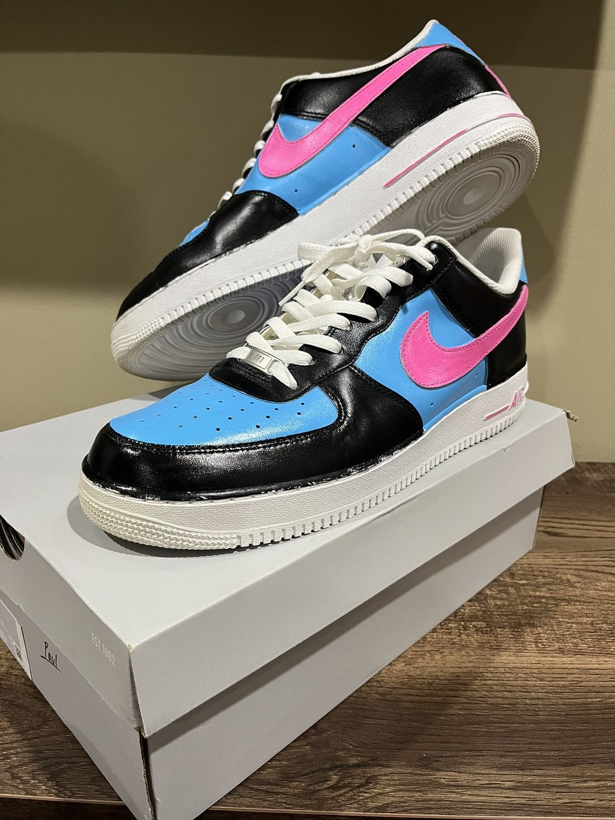 Nike 'MIAMI VICE' Tyler Herro Inspired Air Force 1 Low | Grailed