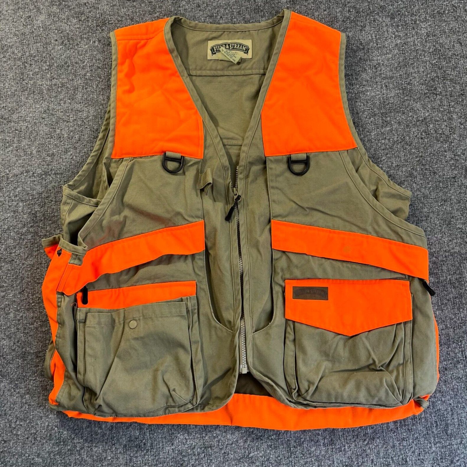 Vintage Vintage Field & Stream Hunting Vest L Shell Holder High ...