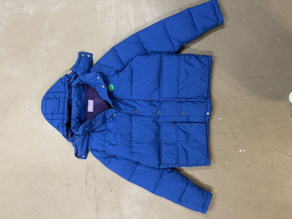 Alltimers Alltimers Farley Puffer Jacket (Royal Blue / Purple Lining ...