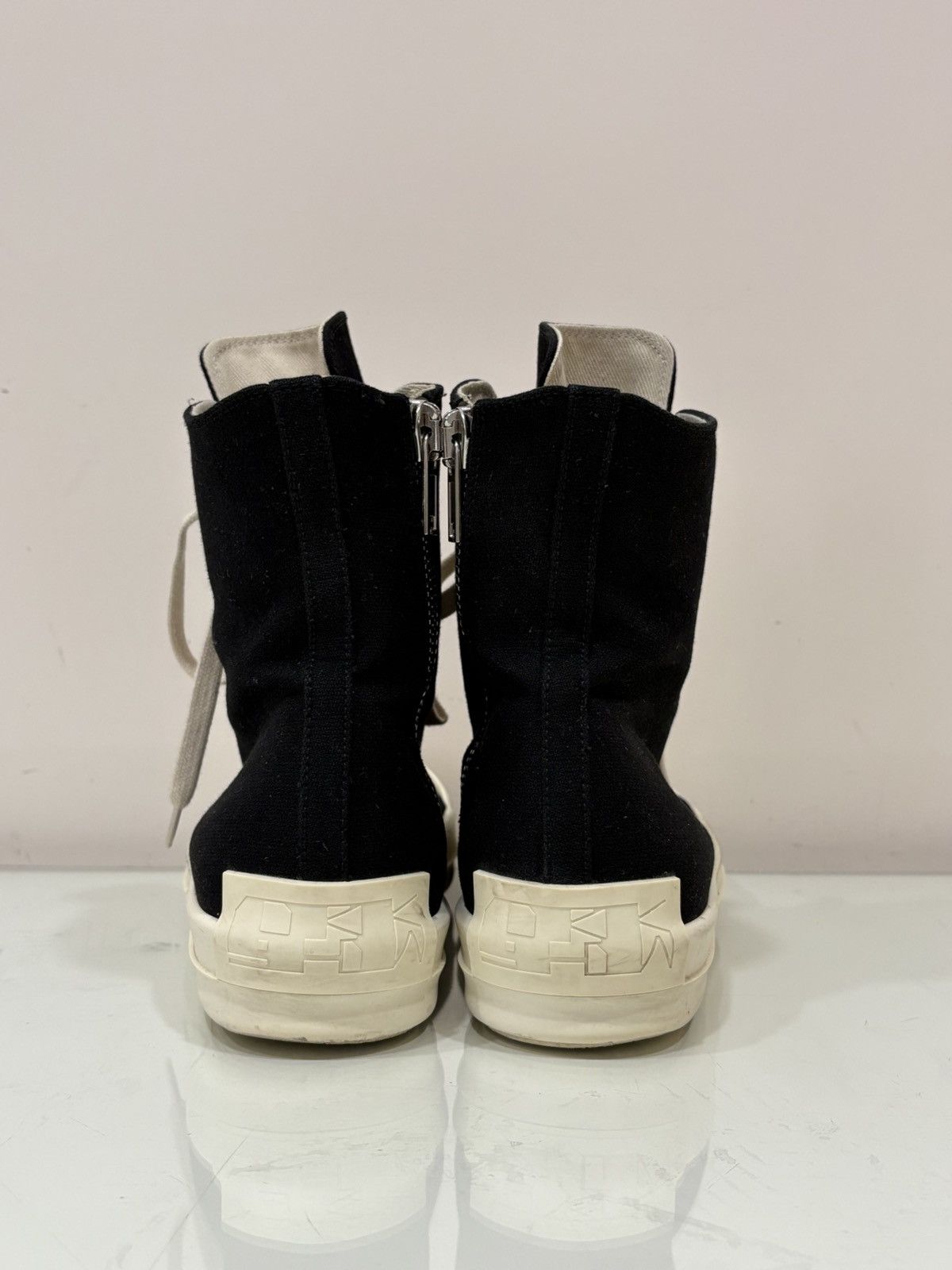 Rick Owens Drkshdw Rick Owens DRKSHDW Ramones High License Plate Black ...