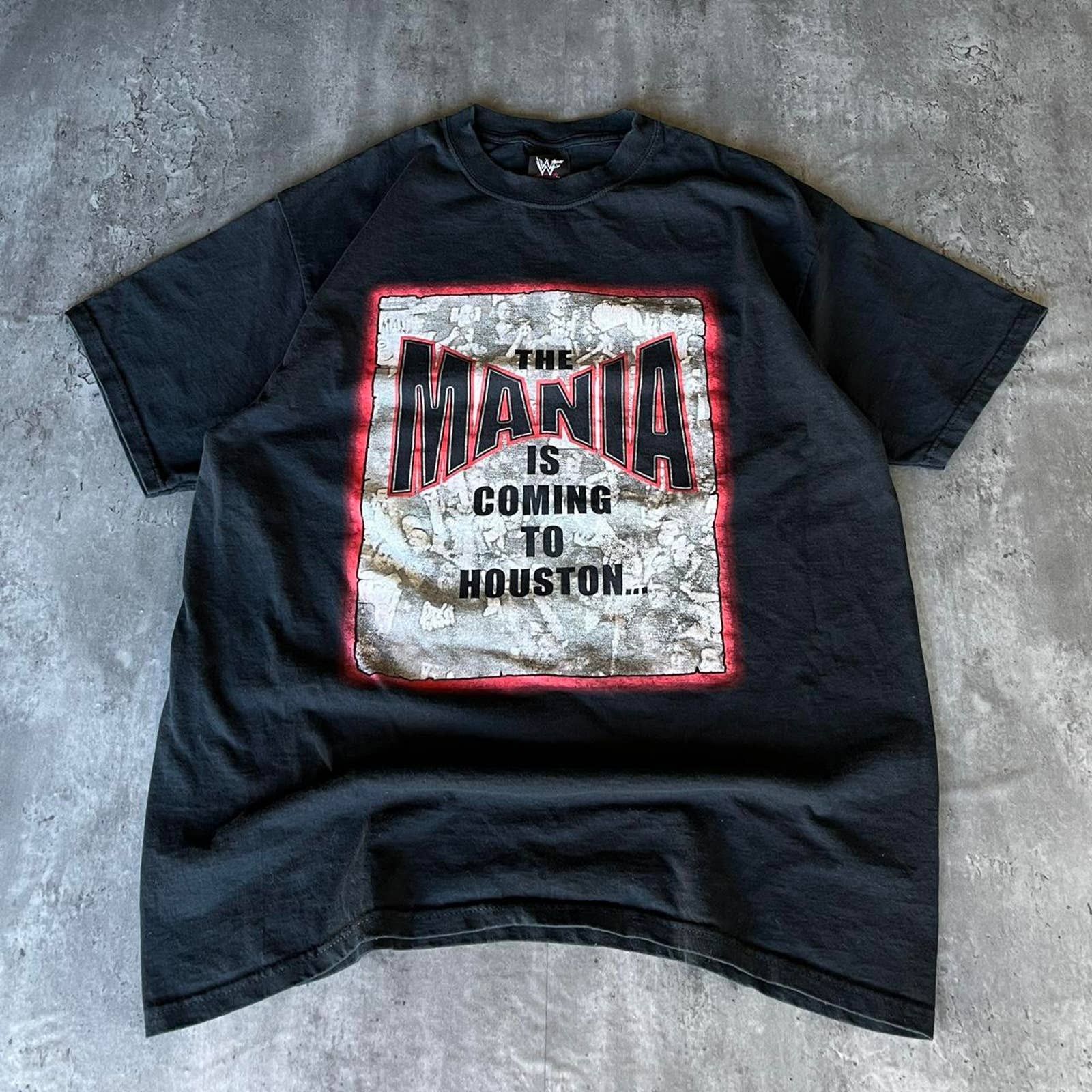 Vintage Vintage WWF WWE Wrestlemania Houston 2001 Graphic Tee | Grailed