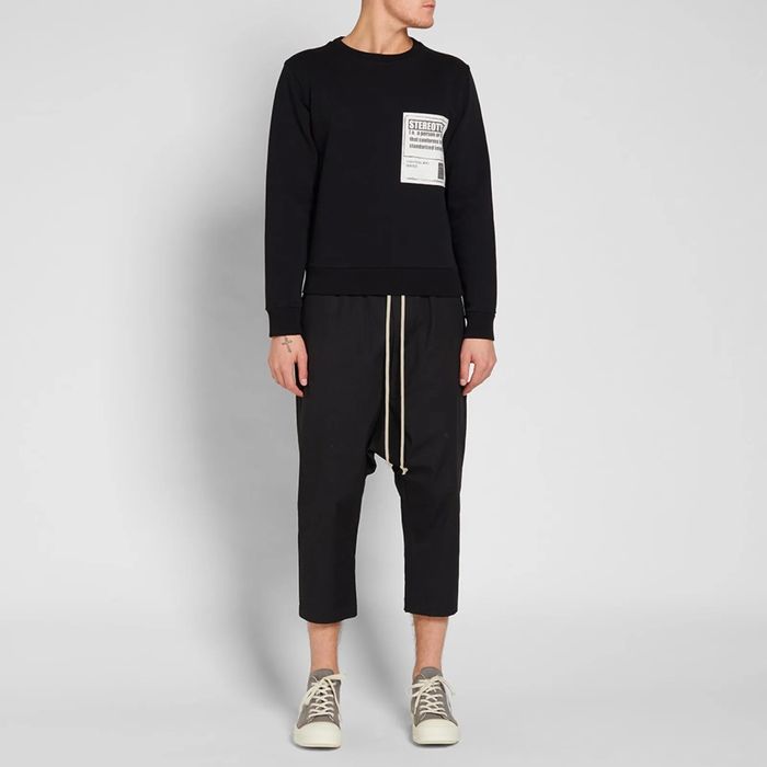 Rick Owens Rick Owens - “Dirt” S/S 18’ - Drawstring Cropped Trouser ...