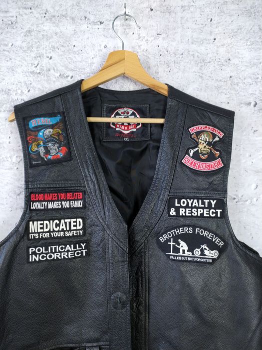 Vintage Vintage biker motorcycle patches vest | Grailed