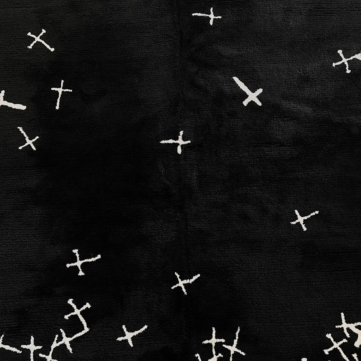 Undercover AW02 - Witches Cell Division Black Crosses Rug | Grailed