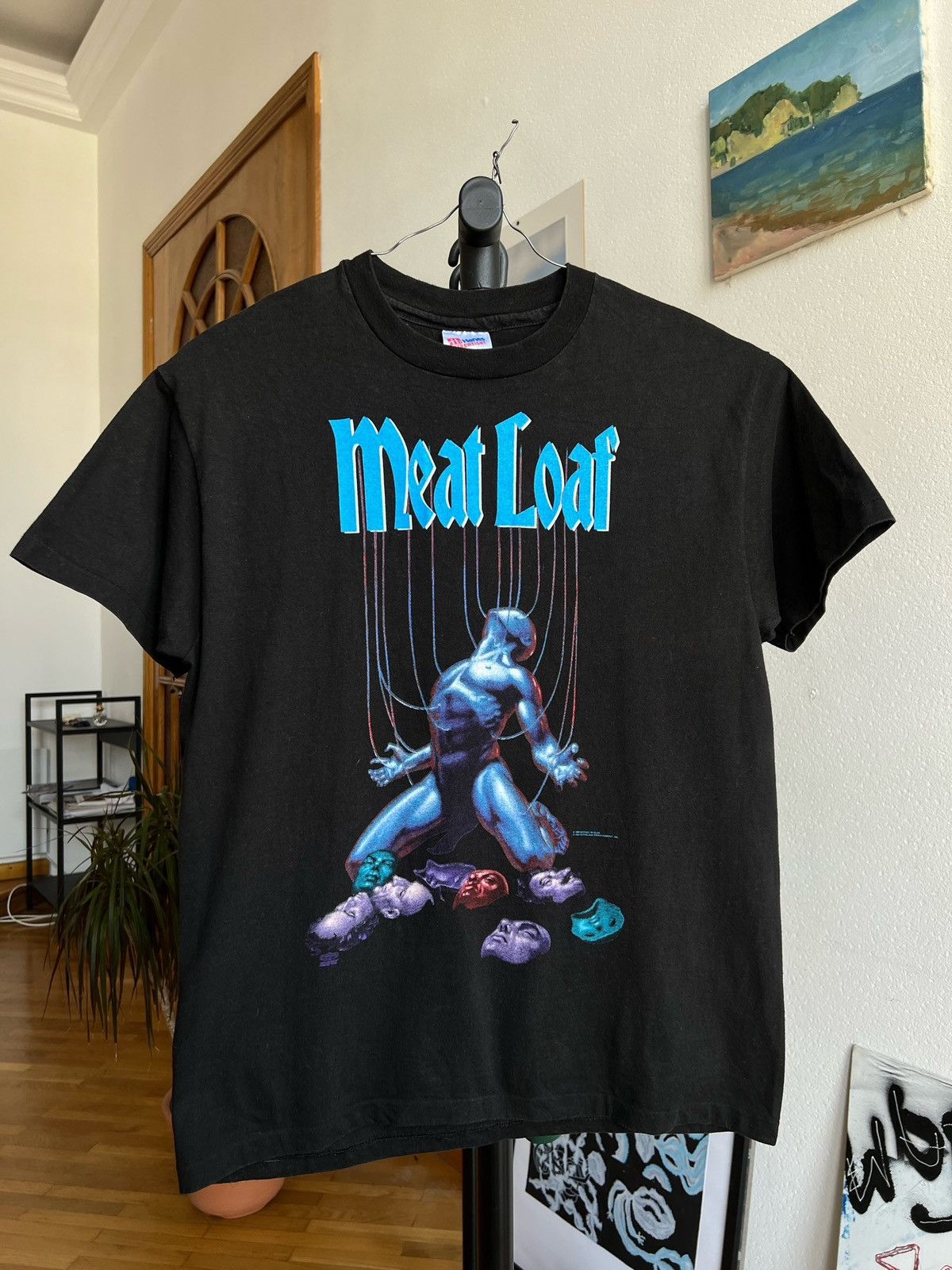 Band Tees × Rock T Shirt × Vintage Vintage Meat Loaf rare tour rock ...