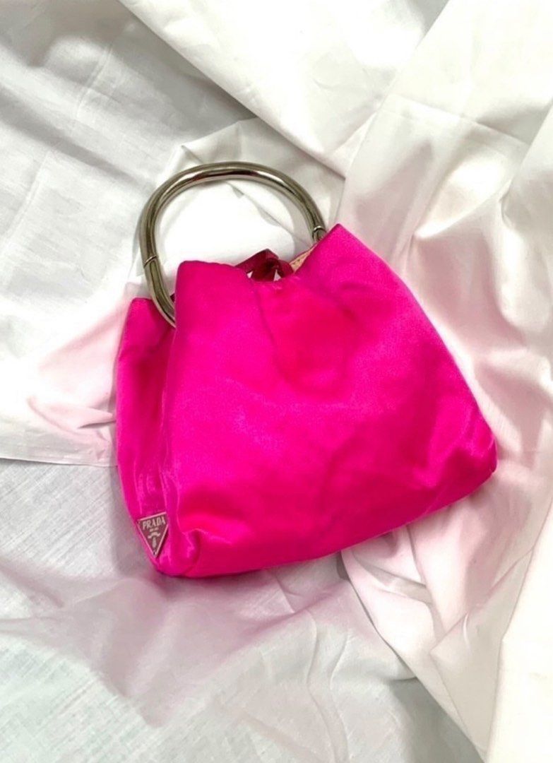 Prada Prada vintage neon nylon loop bag | Grailed