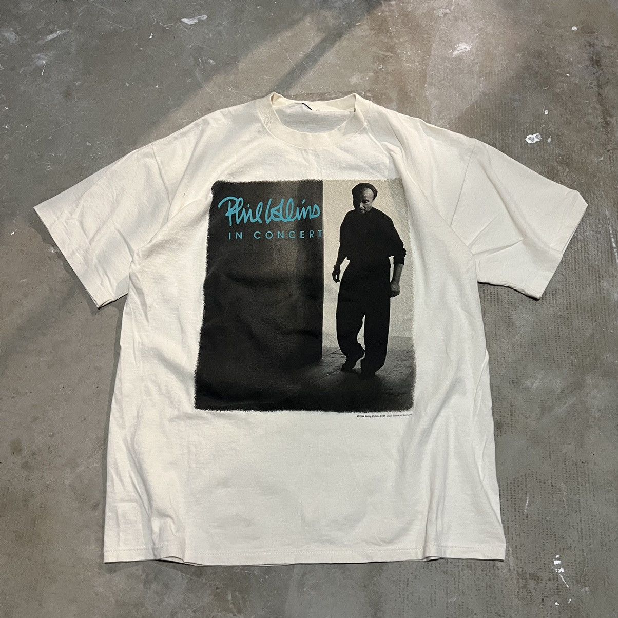 Band Tees × Streetwear × Vintage Crazy 1994 Phil Collins In Concert ...