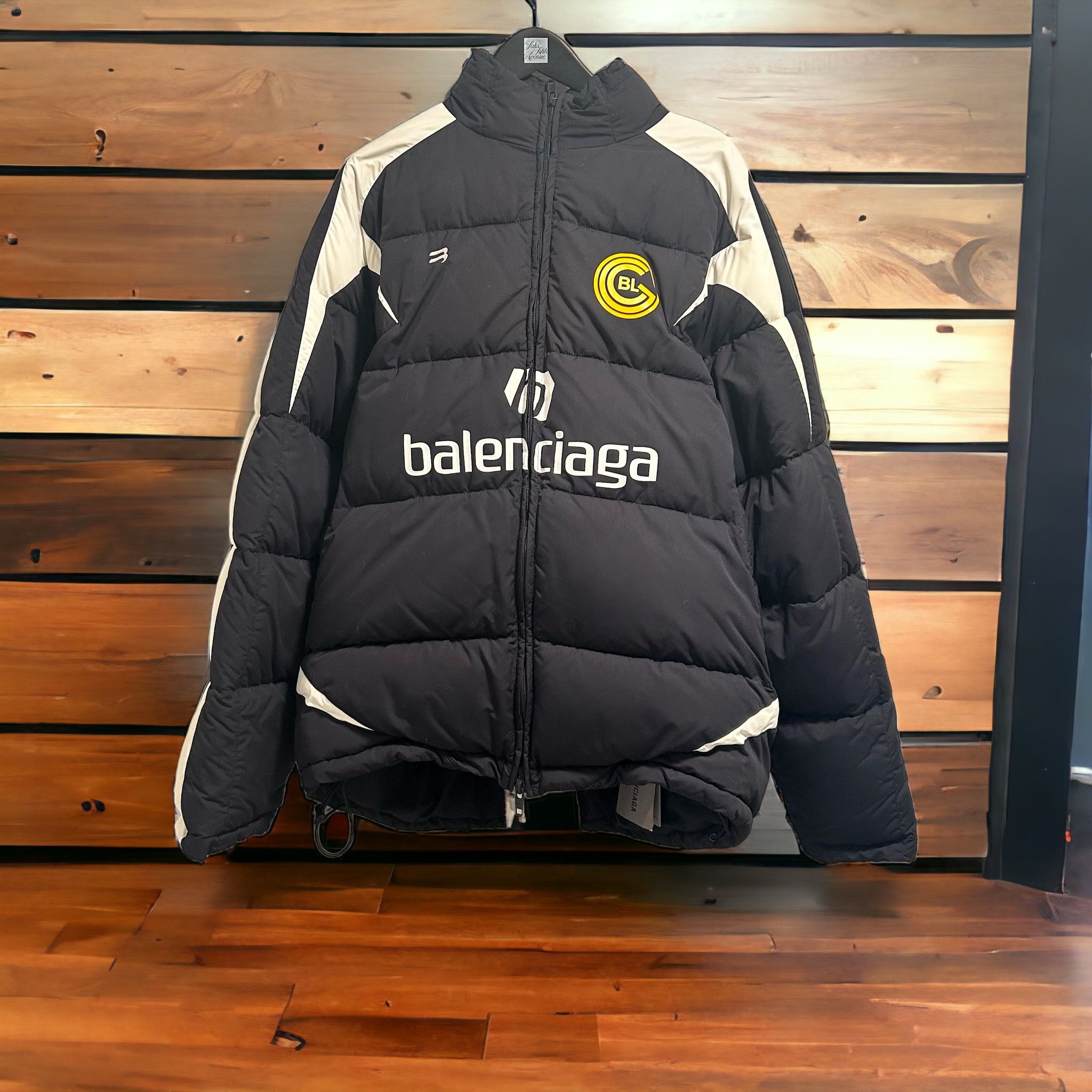 Balenciaga Balenciaga Mens Oversized Soccer Puffer Jacket Black size 48 ...