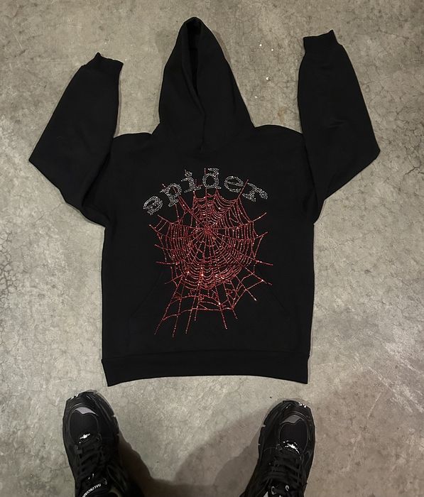 Young Thug Sp5der OG Rhinestone Hoodie | Grailed