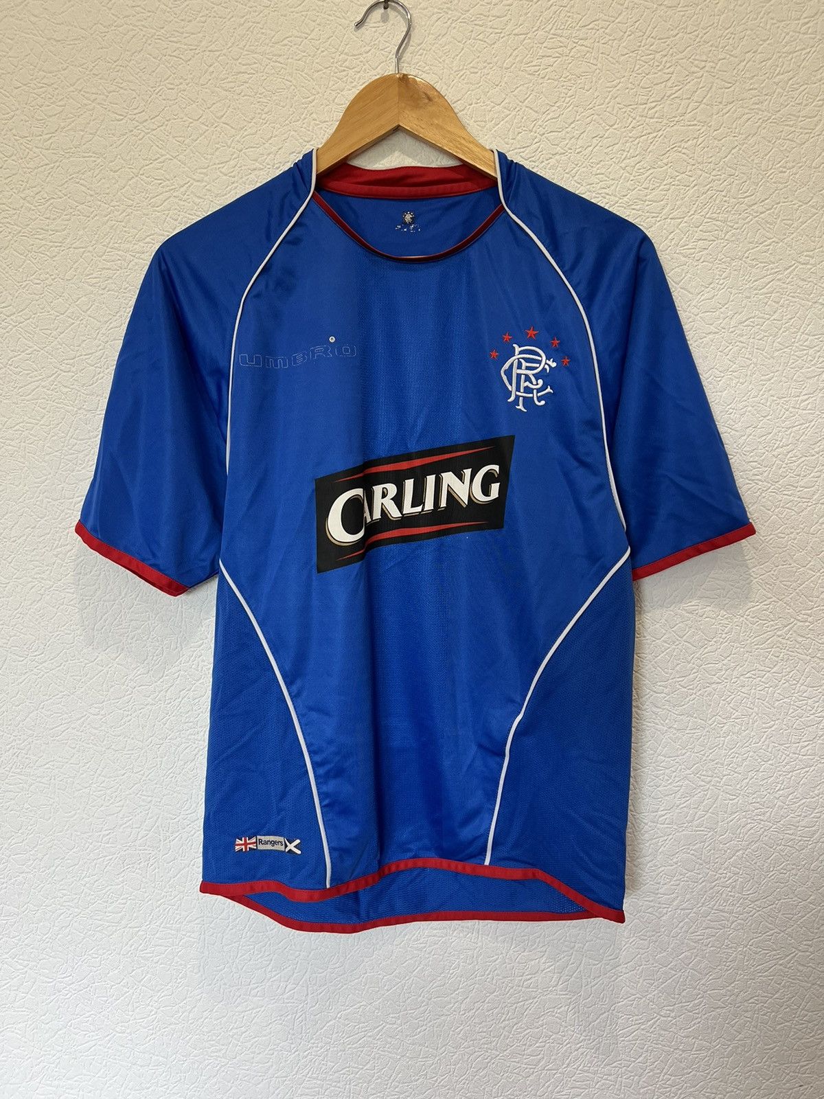 Vintage Umbro Rangers 2005/2006 Home Kit Soccer Jersey Football | Grailed