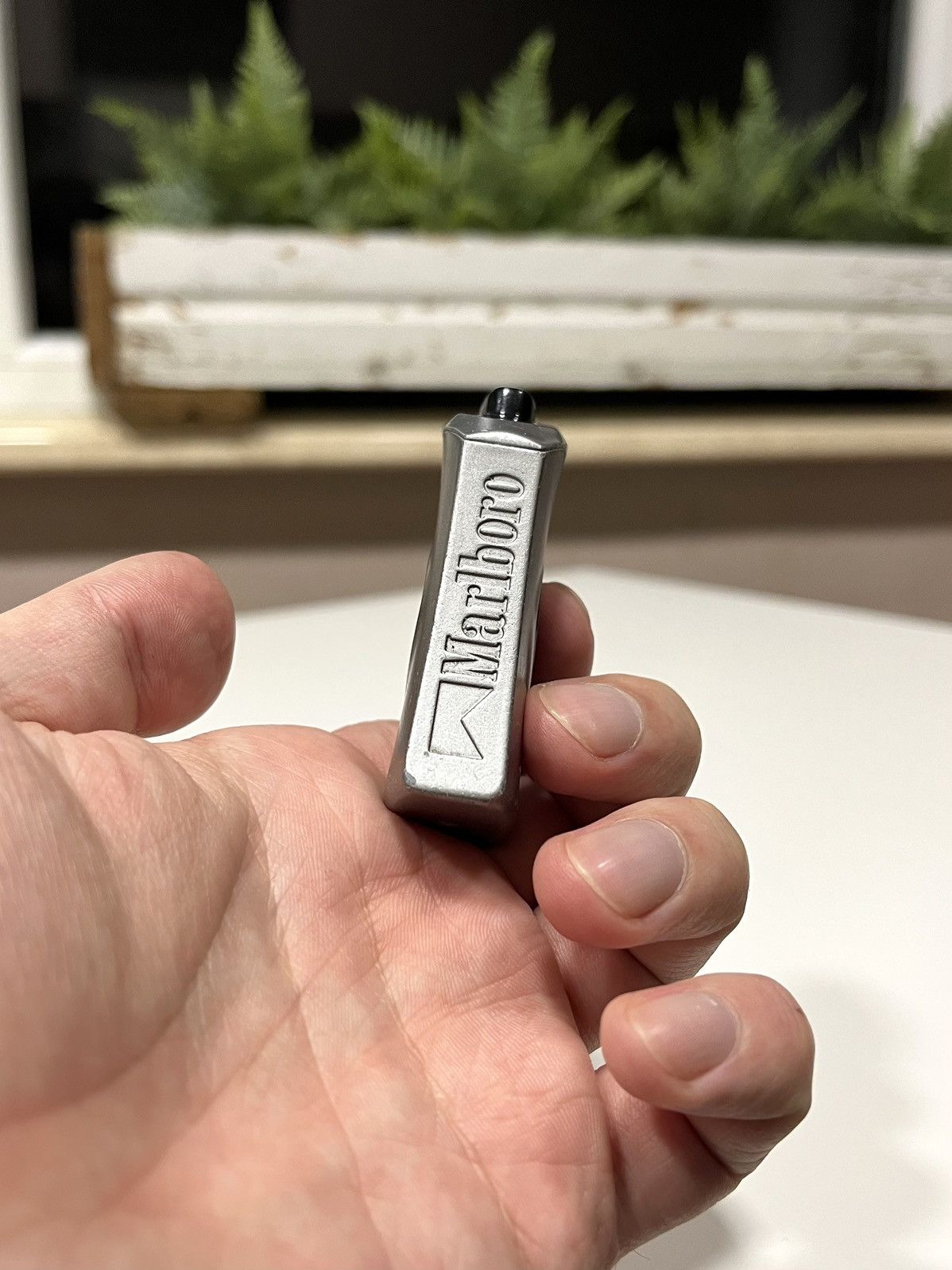 Vintage Y2K FUTURISTIC 2000S MARLBORO METAL PUNK ROCK TURBO LIGHTER ...