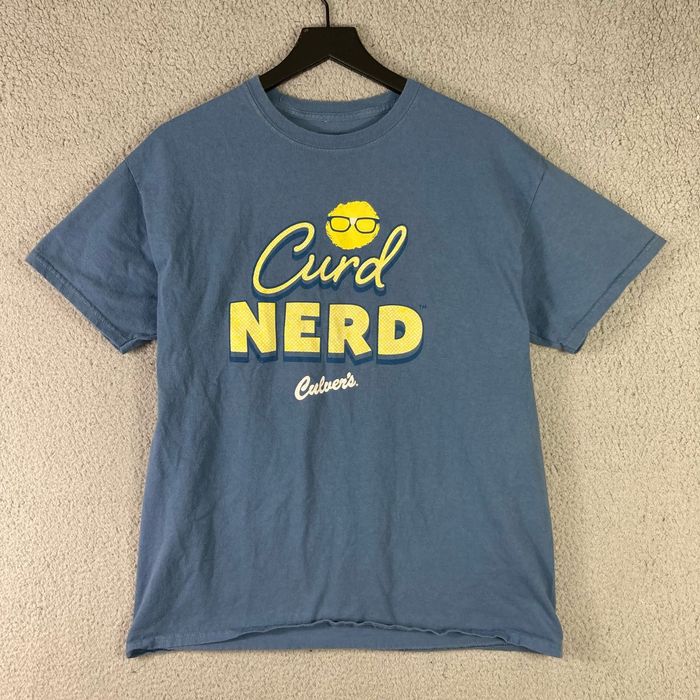 Other Culvers Curd Nerd Employee Shirt L Cheese Lover Collectible | Grailed