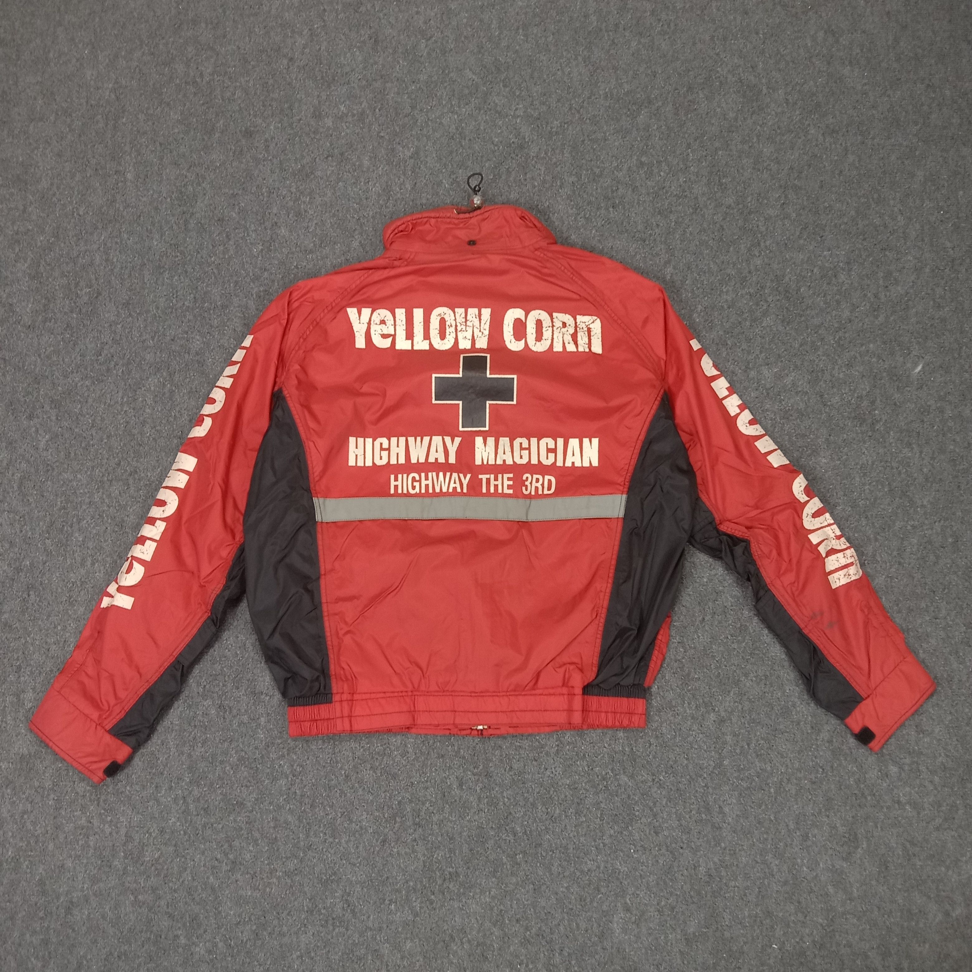 Vintage Yellow Corn Japanese Racing Windbreaker Jacket | Grailed