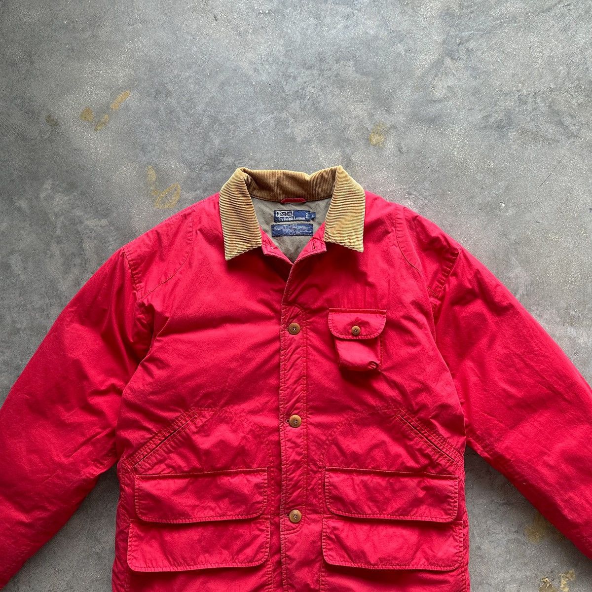 Polo Ralph Lauren RARE VTG Polo Ralph Lauren Field Hunting Down Jacket In Red | Grailed