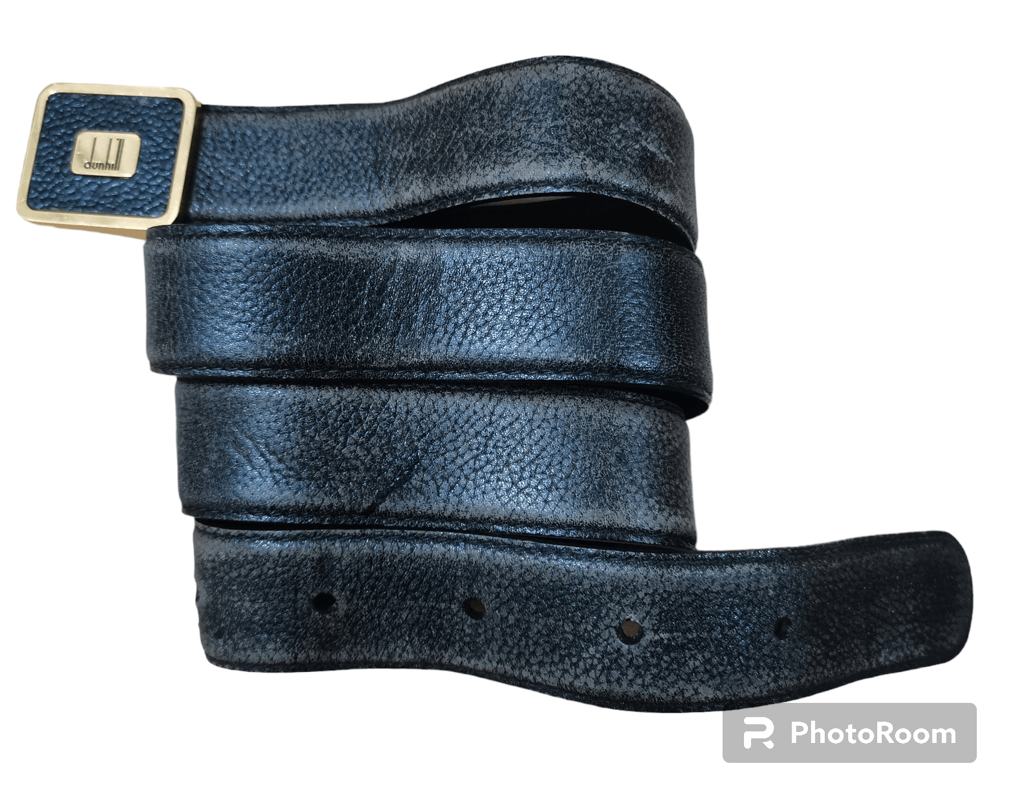Alfred Dunhill × Genuine Leather × Luxury ALFRED DUNHILL leather belt ...