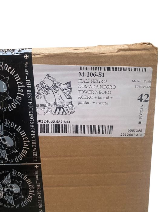 Vintage New Rock M-106-S1 platform boots | Grailed