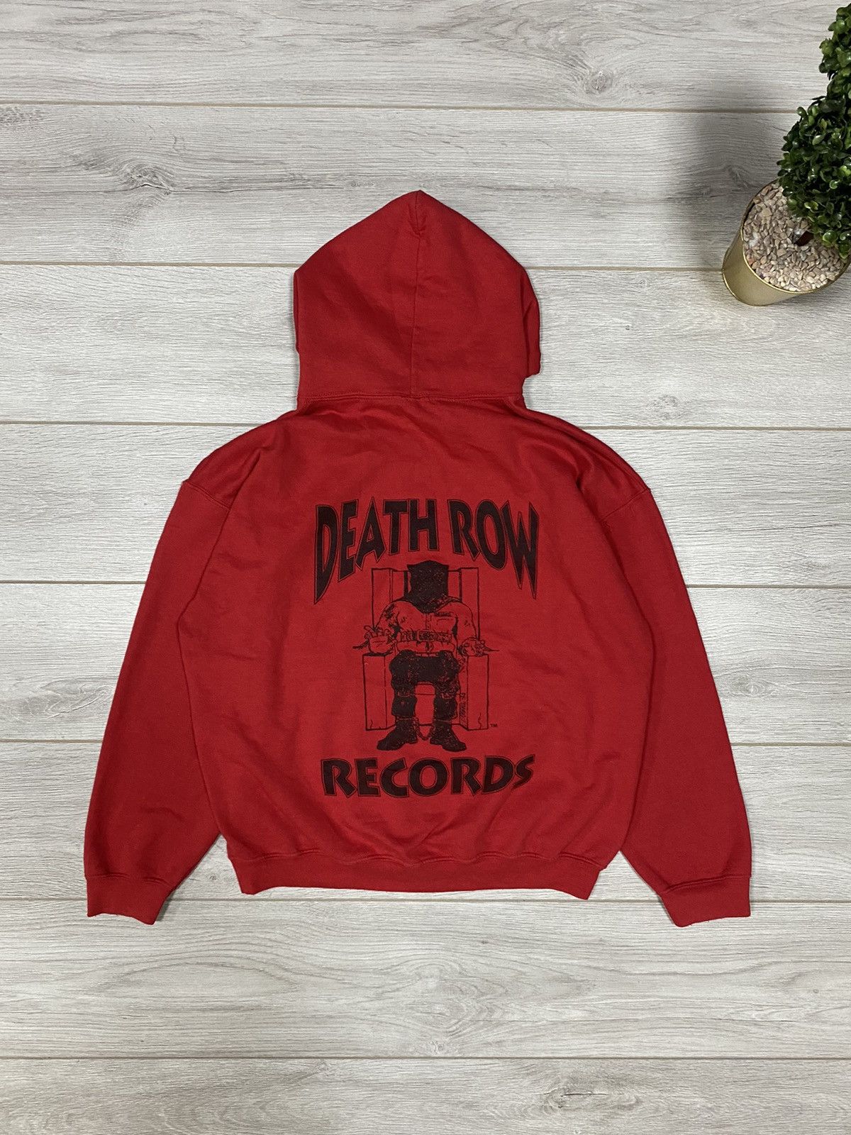 Death Row Records × Rap Tees Death Row Records hoodie big print | Grailed