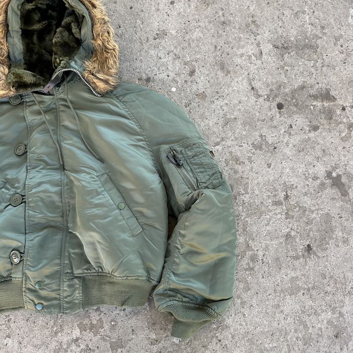 Japanese Brand Bombet Jacket Flying Heavy Attached Hood MA-1 Archive ...