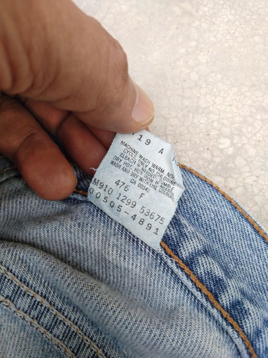 Vintage 90s Vintage Levi's Jeans 505 Light Wash Distressed 33x32 | Grailed