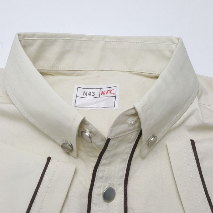 Vintage KFC x PIZZA HUT Working Workwear Uniform Shirt | Grailed