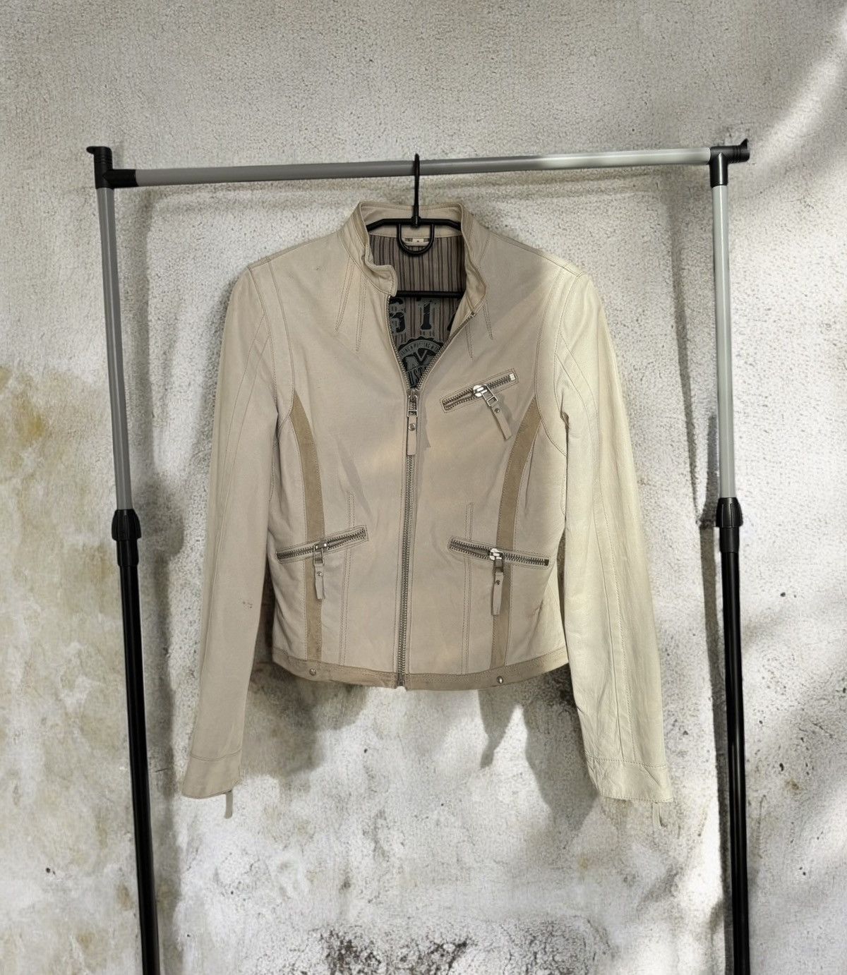 20471120 × Japanese Brand × Leather Jacket Mustang Vintage Y2K Amazing ...