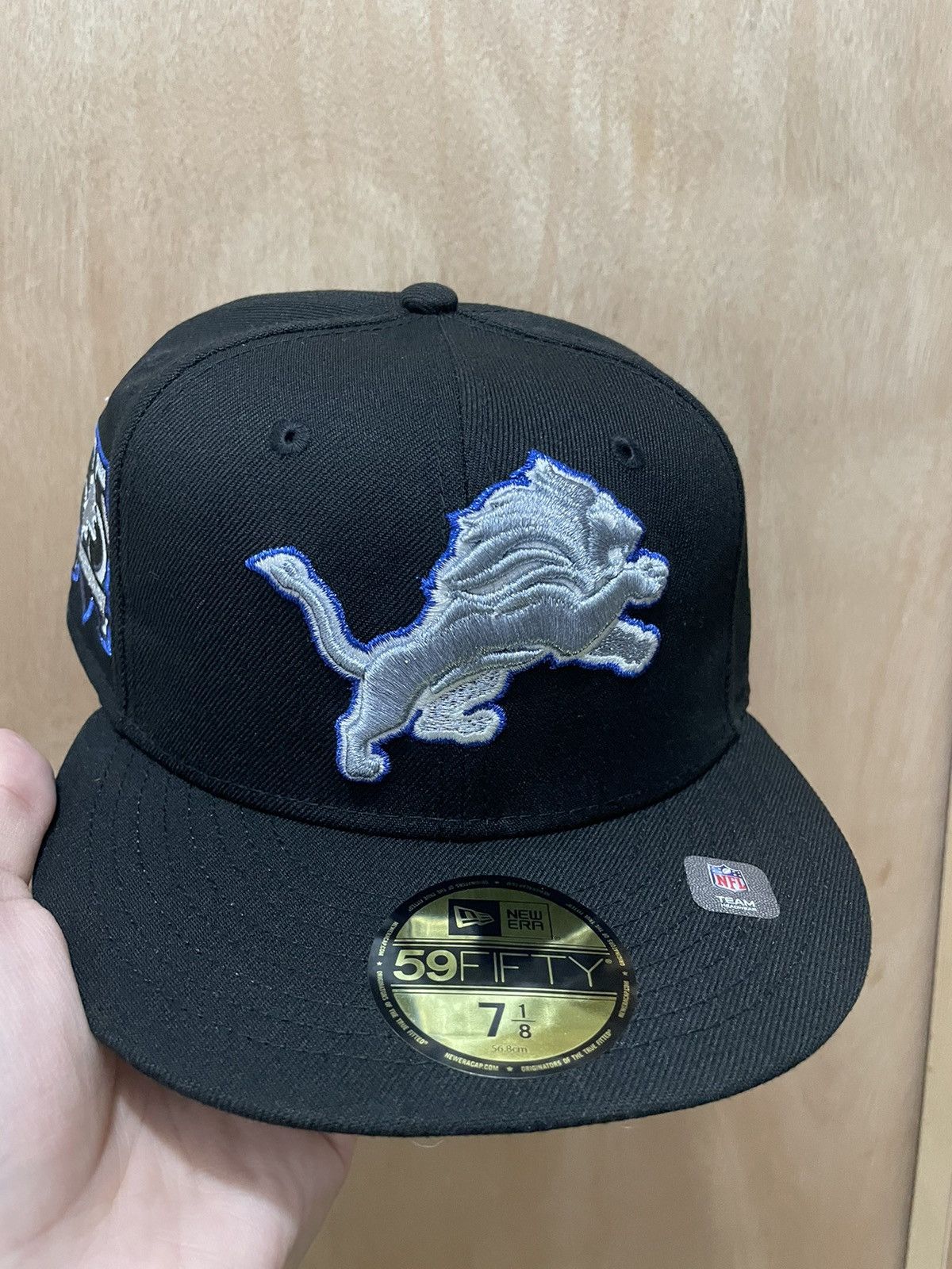 NFL × New Era × Streetwear Topperz Detroit lions 75 years patch size 7 ...