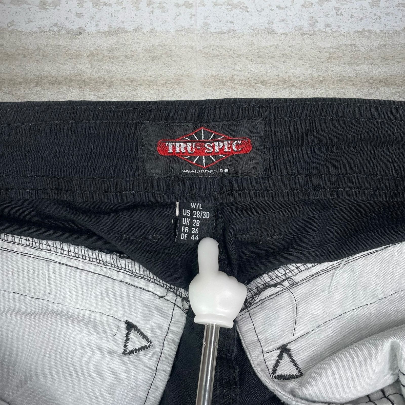 Vintage Vintage Tru Spec Tactical Pants Jet Black Baggy Cargos 90s ...