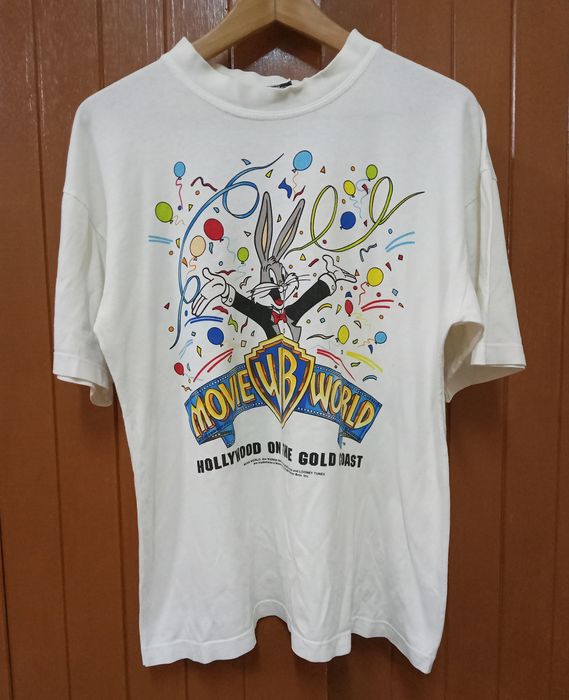 Vintage Vintage WB Movie World Bugs Bunny 1992 T Shirt | Grailed