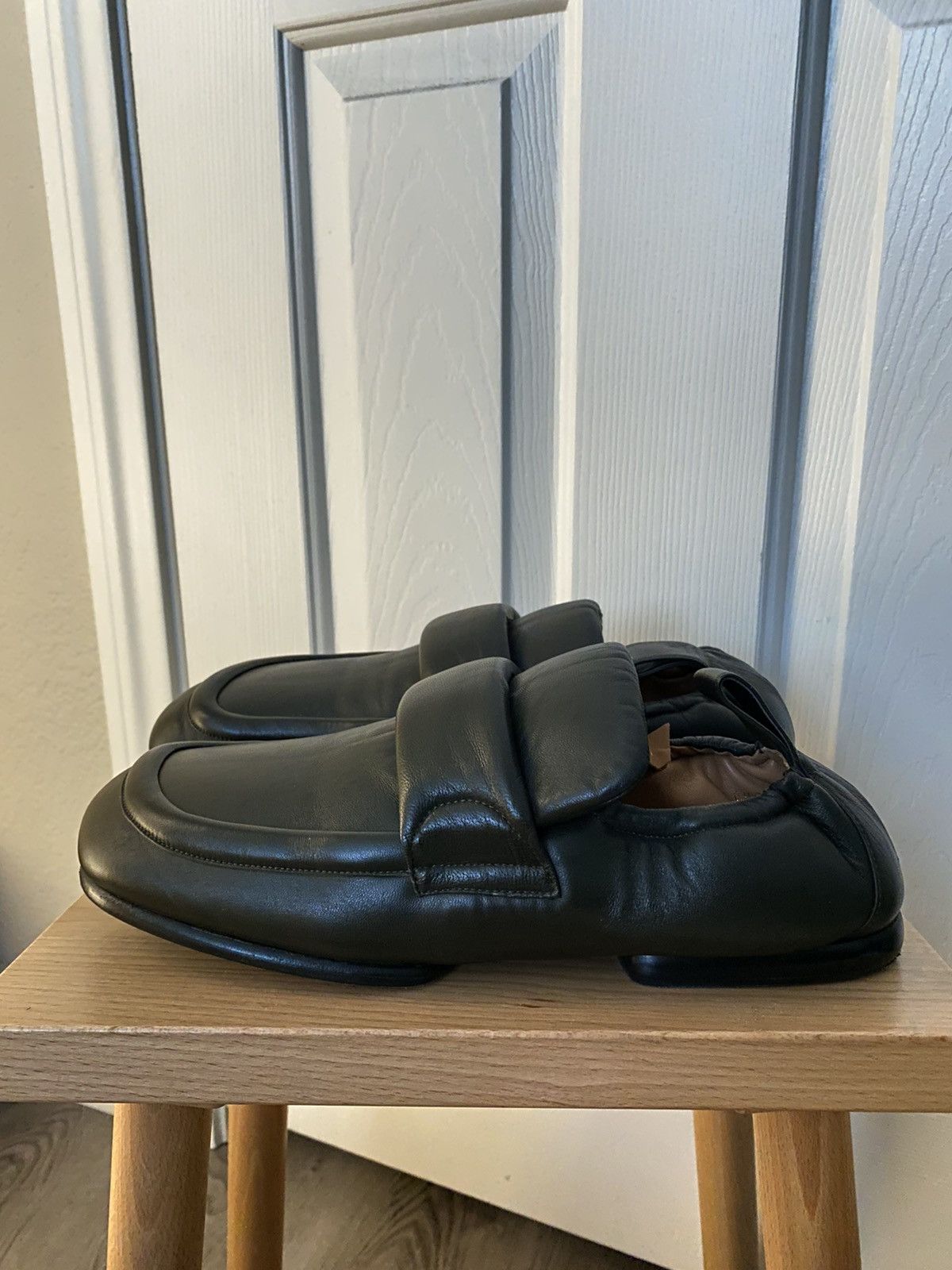 Dries Van Noten Leather Padded Loafers | Grailed