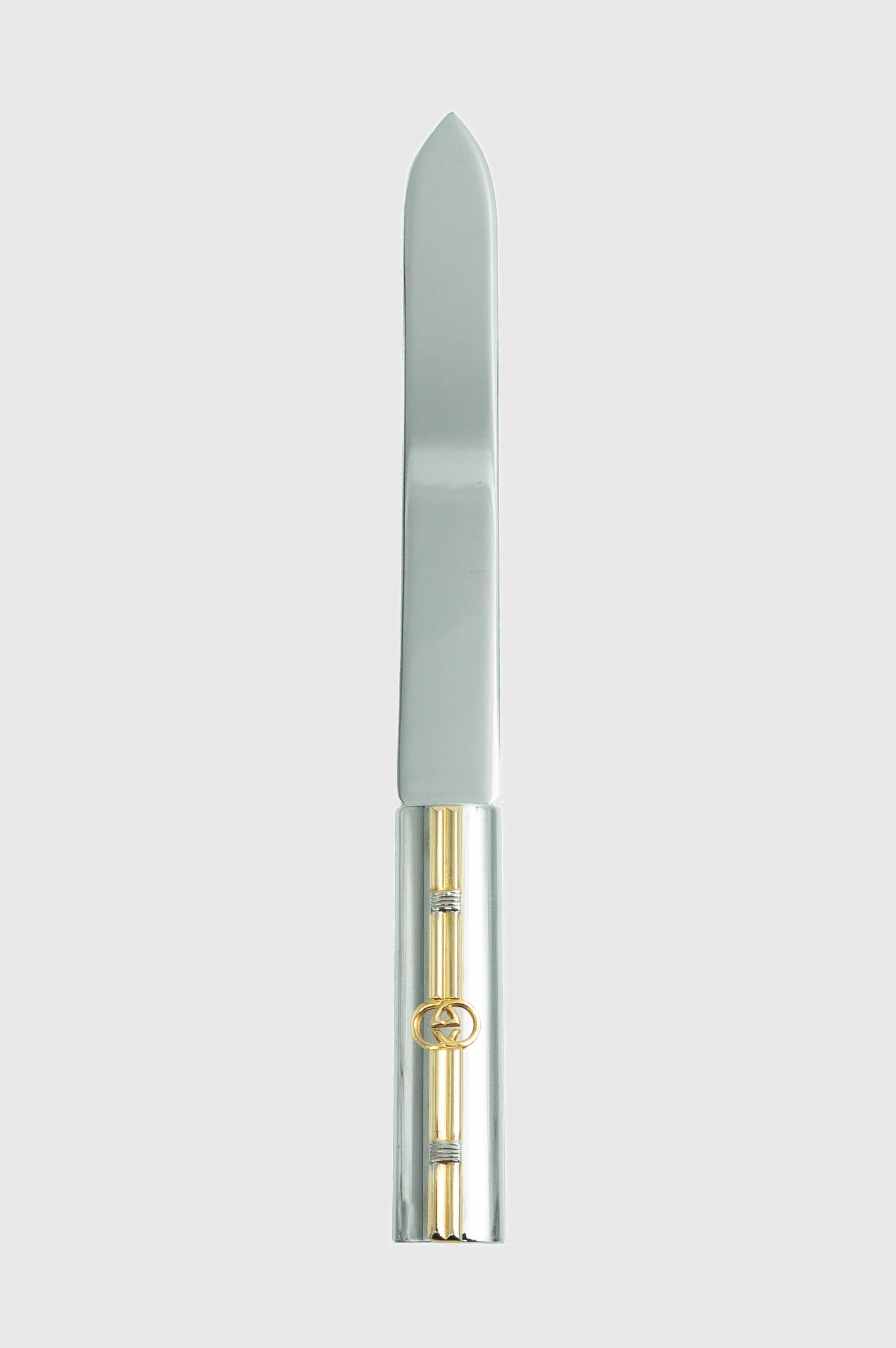 Gucci GUCCI GG Logo Silver Letter Opener Rare 80s 90s | Grailed