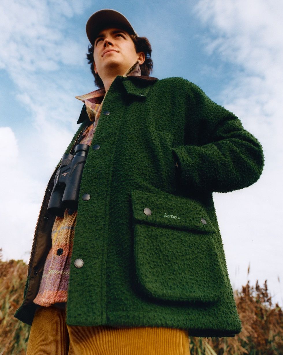 Barbour × Noah Noah X Barbour Wool Teddy Bedale Jacket | Grailed