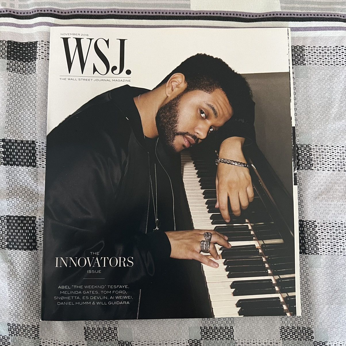 The Weeknd The Weeknd Wall Street Journal 2016 issue | Grailed