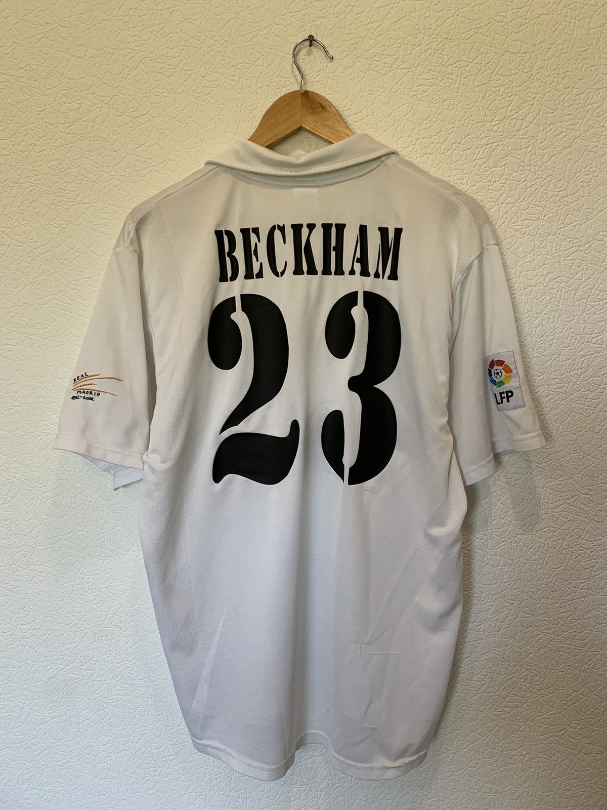 Adidas BECKHAM Adidas Real Madrid 2002/2003 Home Kit Soccer Jersey ...