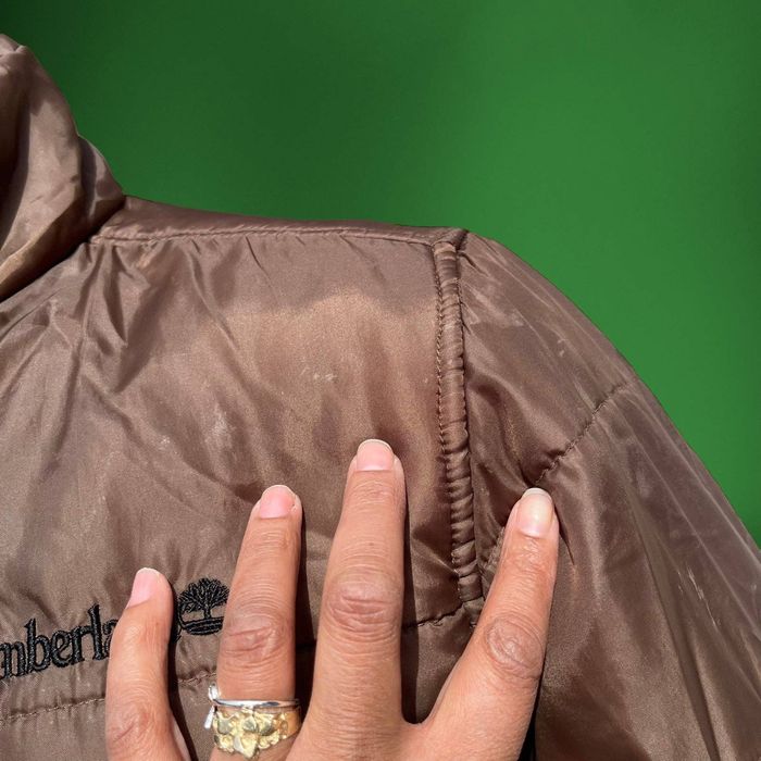 Timberland Vintage Y2K Timberland Shiny Puffer Coat Jacket | Grailed