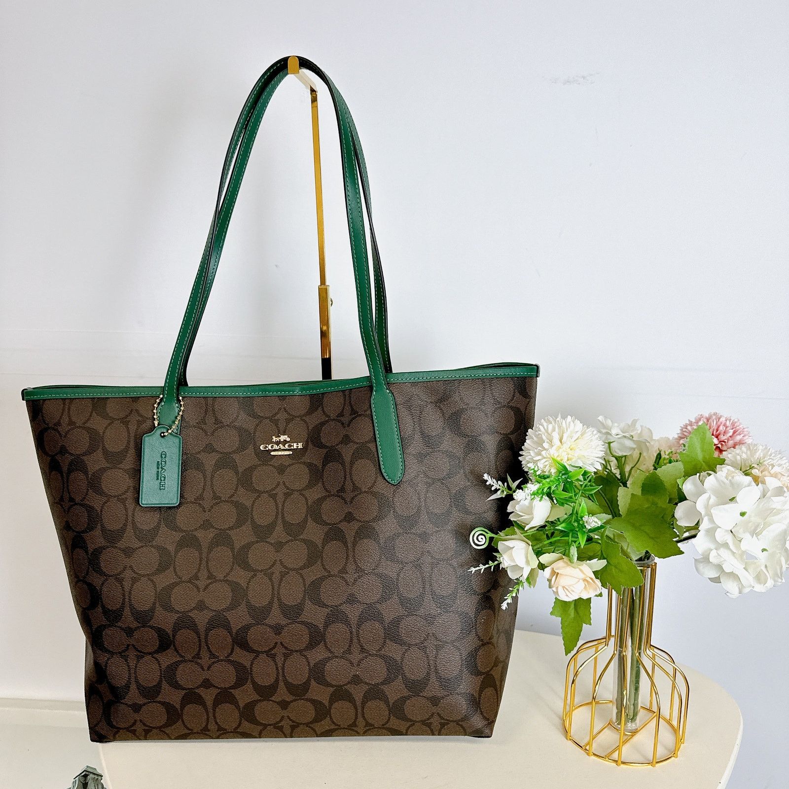 Coach Coach 5696 City Tote In Signature Canvas IN BROWN DARK PINE | Grailed Coach Coach 5696 City Tote In Signature Canvas IN BROWN DARK PINE | Grailed