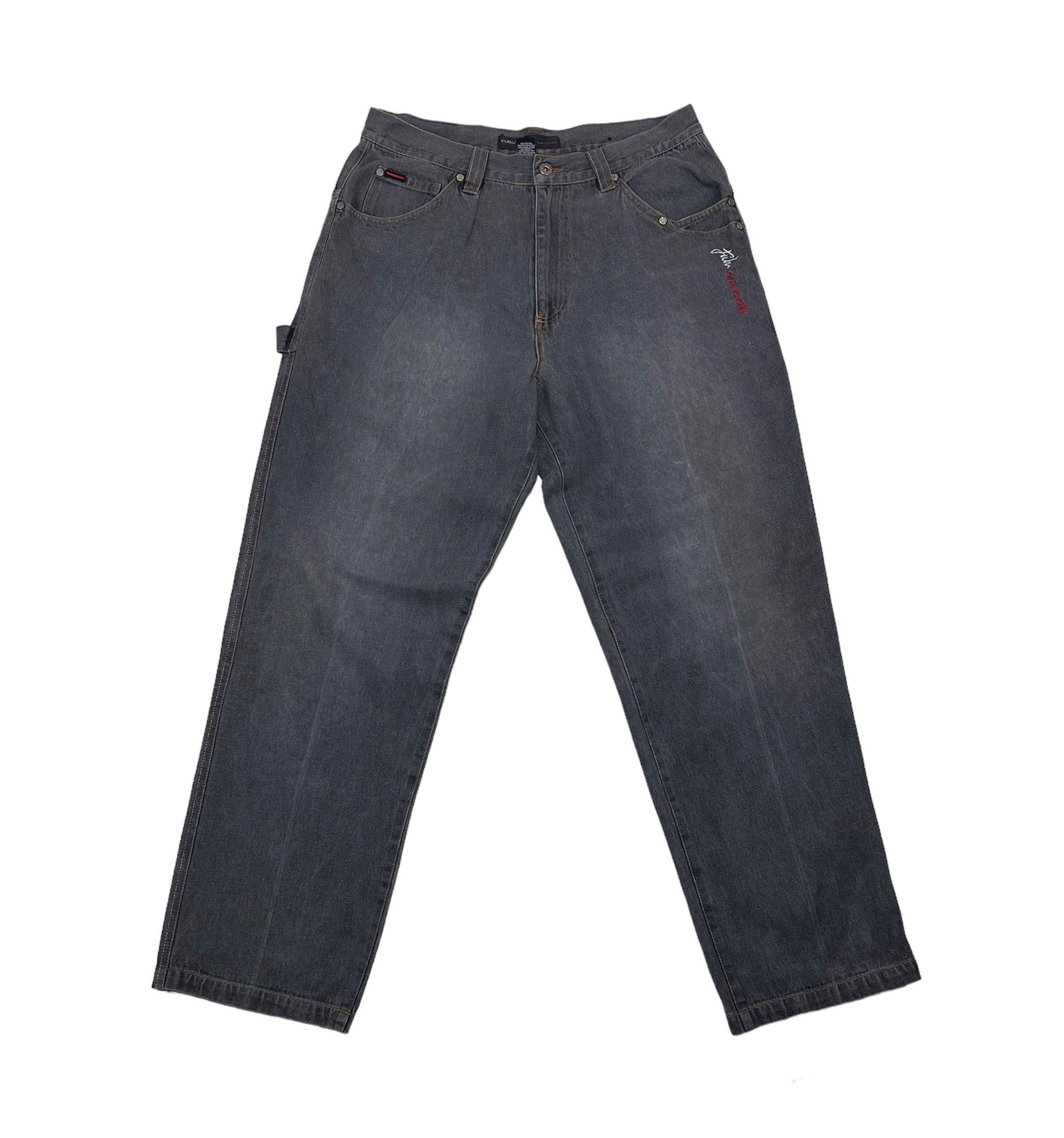 Fubu FUBU THE COLLECTION hiphop skate denim pant | Grailed