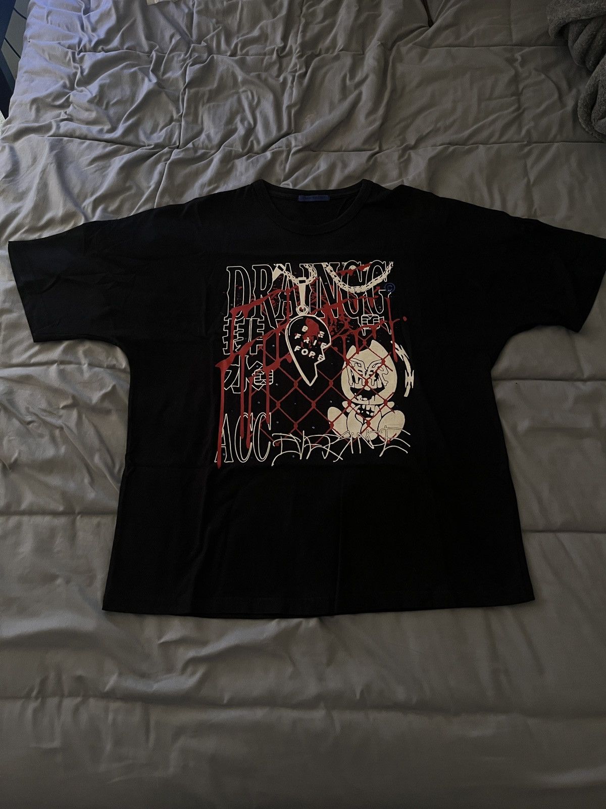Drain Gang Drain Gang x g’Loss DRAINGG Tee (WITH RHINESTONES) | Grailed