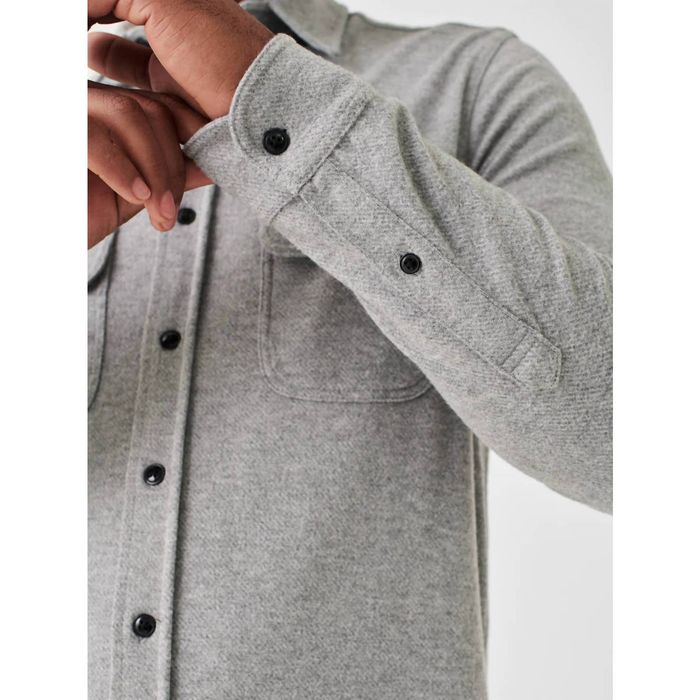 Faherty Mens Legend Sweater Shirt In Grey | Grailed