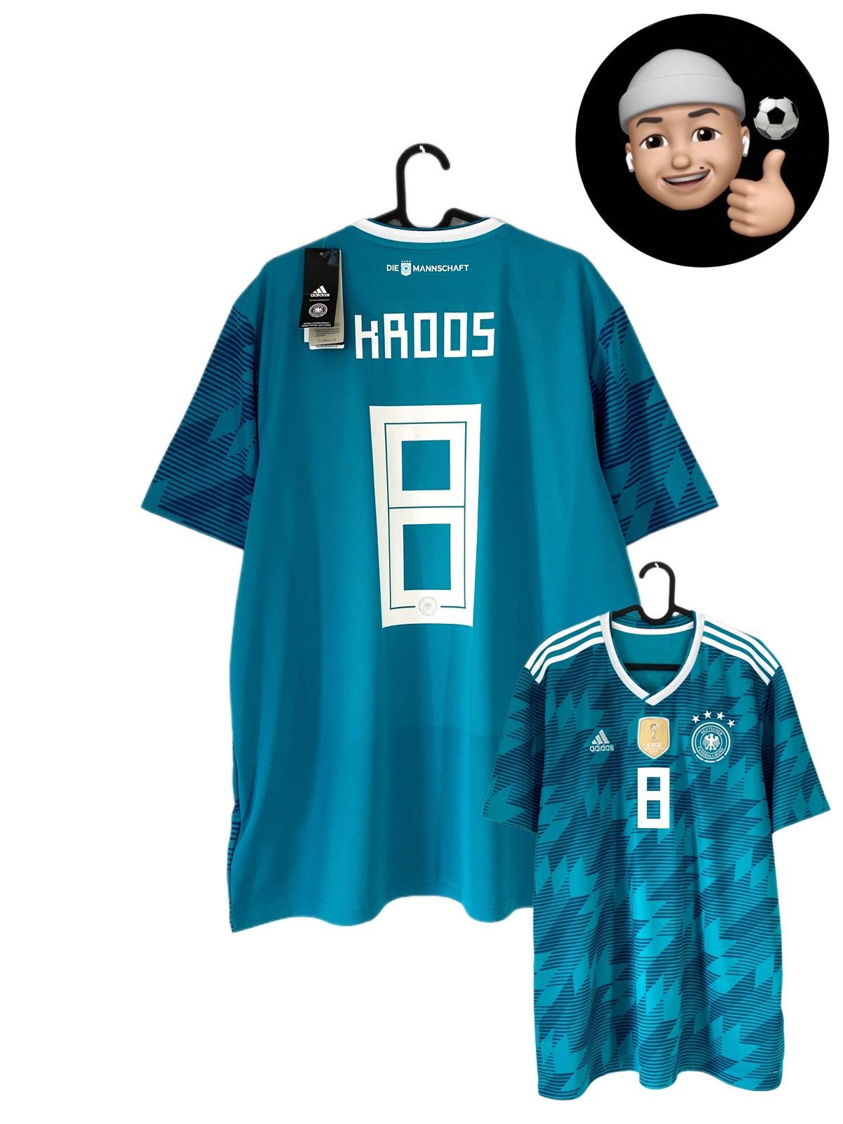 Adidas NEW 2018 2019 Germany National Adidas Away Kit Soccer Jersey ...