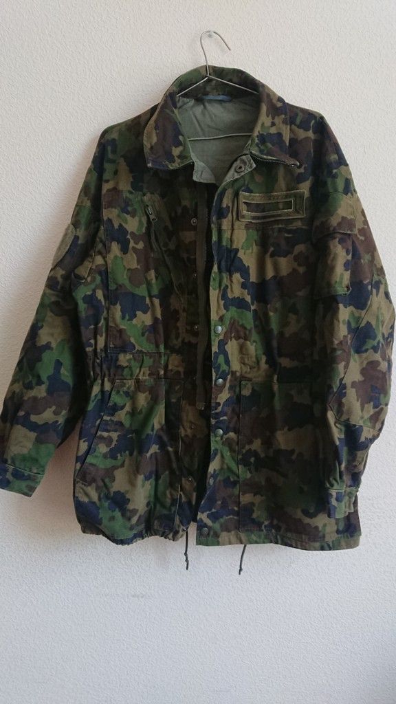 Military Vintage Swiss TAZ-90 Camo Combat Parka | Grailed