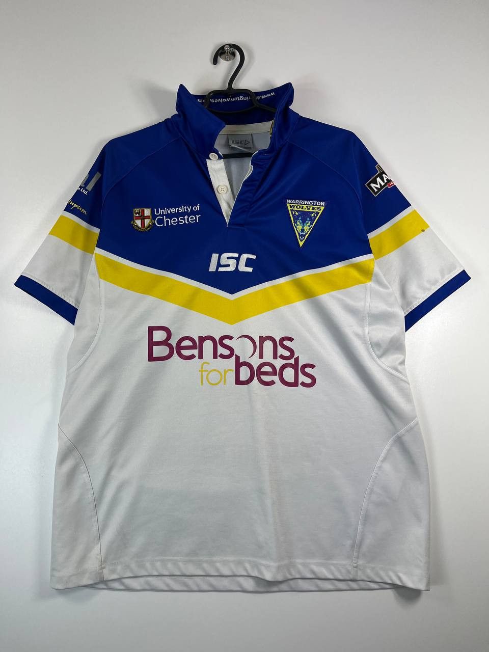 Other Vintage ISC Warrington Wolves Rugby League Shirt 2XL | Grailed