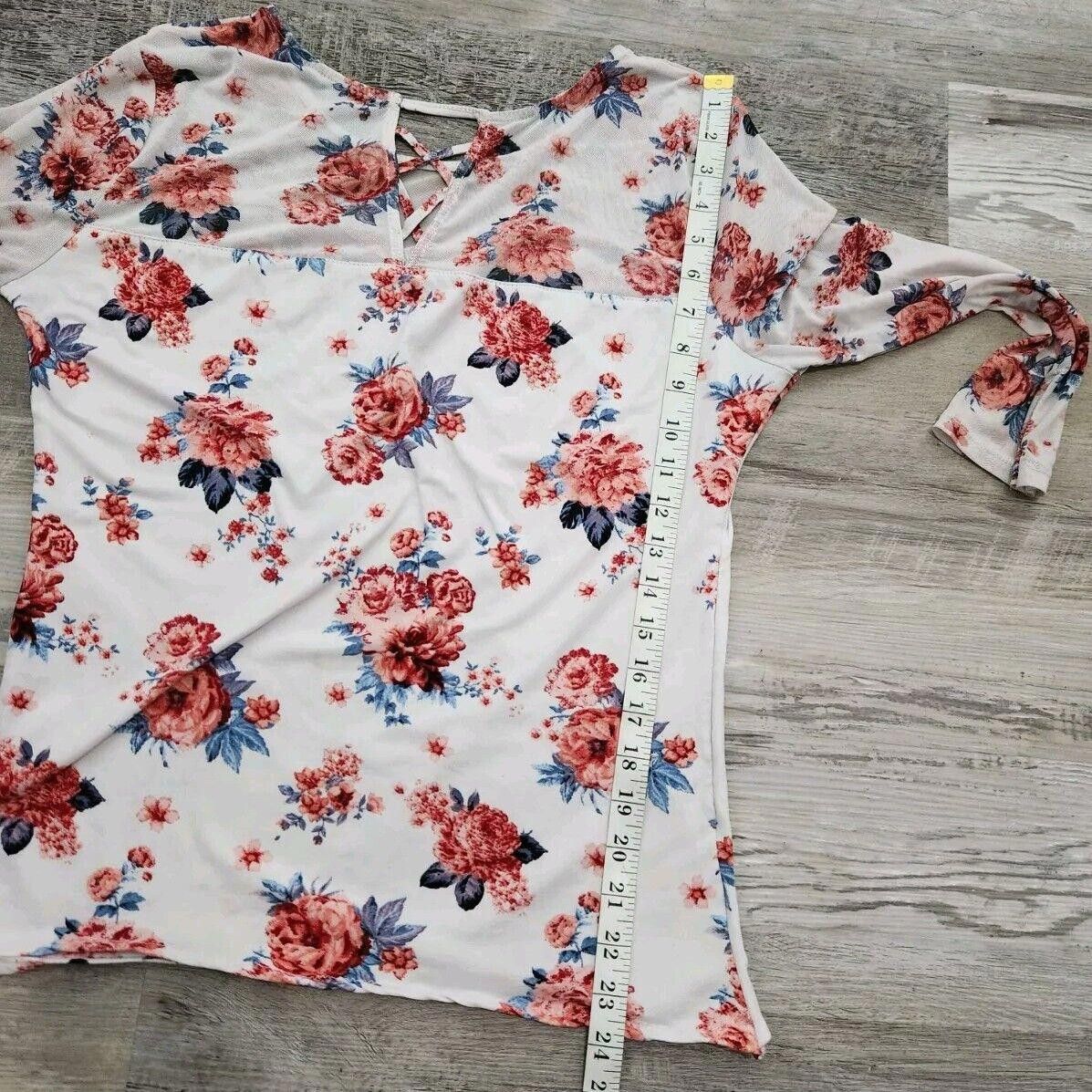 Designer Y2k Top Medium White Floral Sheer See Through Mesh | Grailed